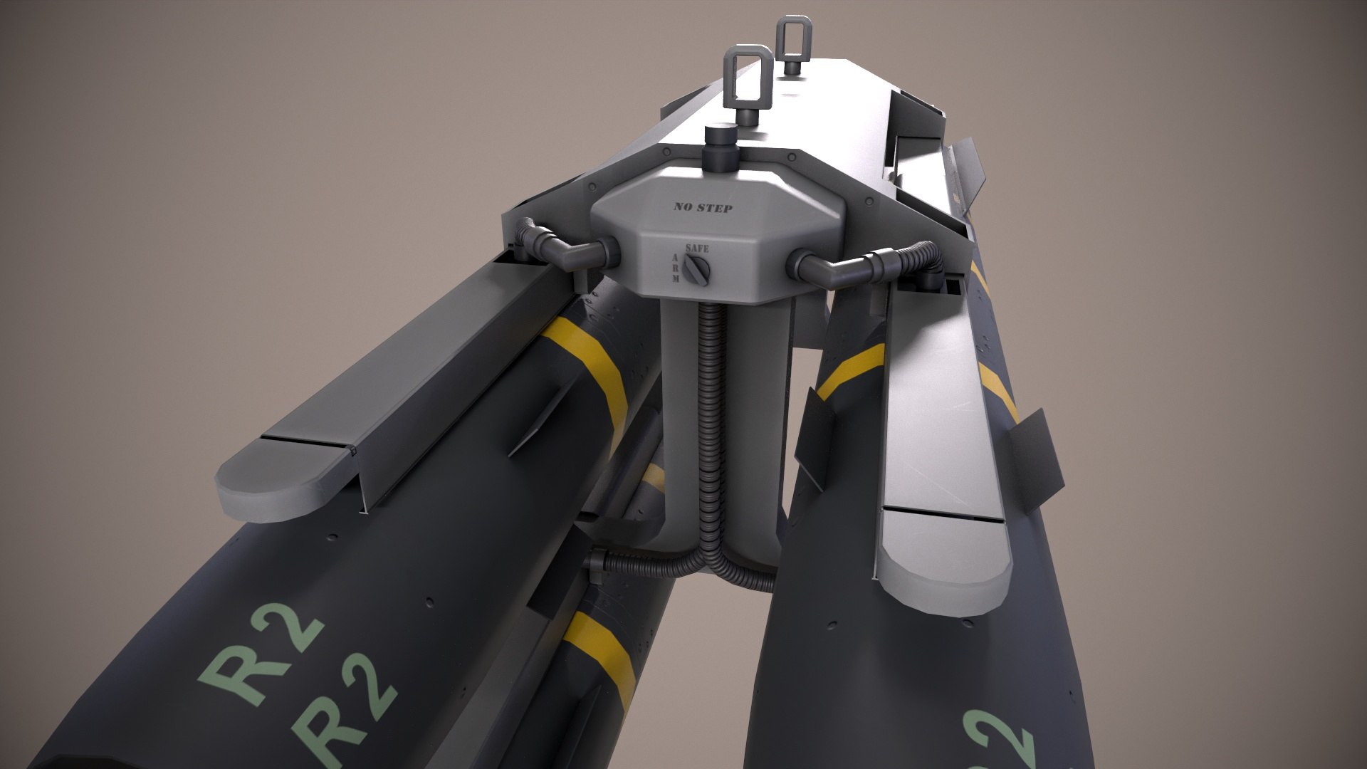 AGM-114 Hellfire Missile Launcher 3D - TurboSquid 1995286