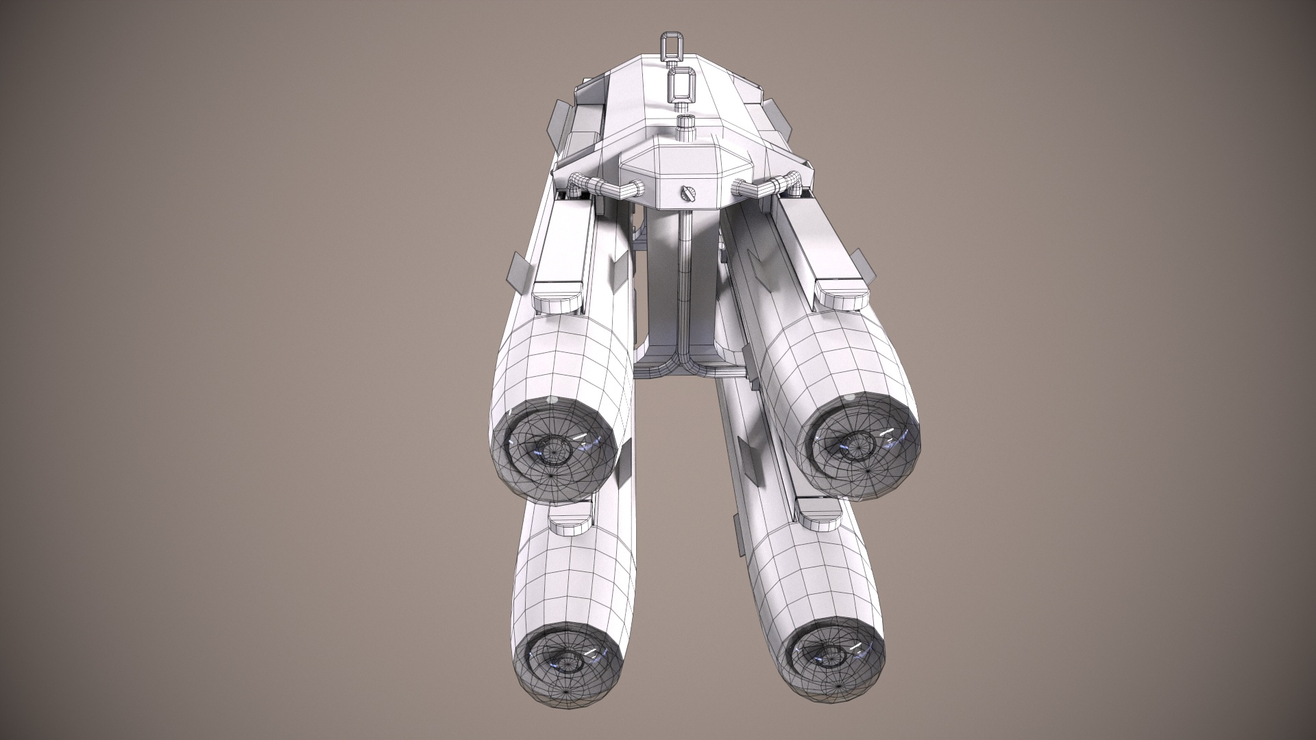 AGM-114 Hellfire Missile Launcher 3D - TurboSquid 1995286