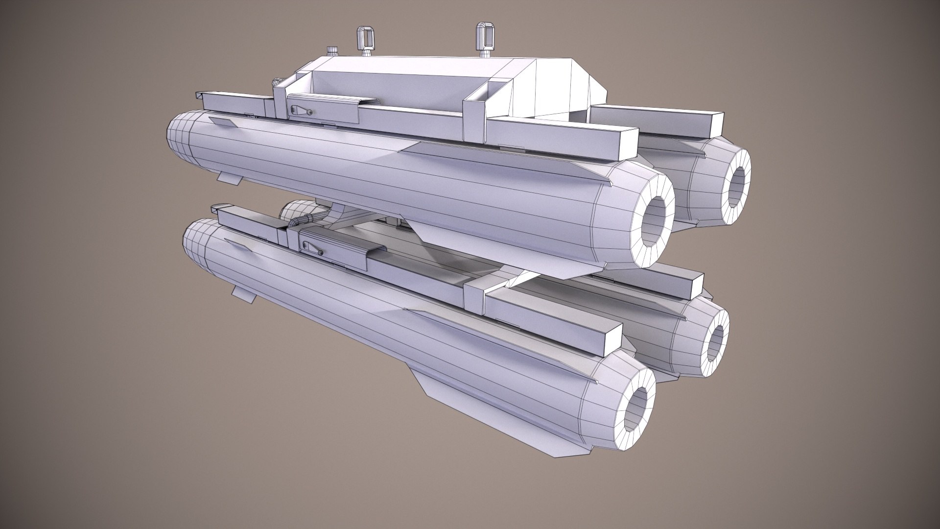 AGM-114 Hellfire Missile Launcher 3D - TurboSquid 1995286