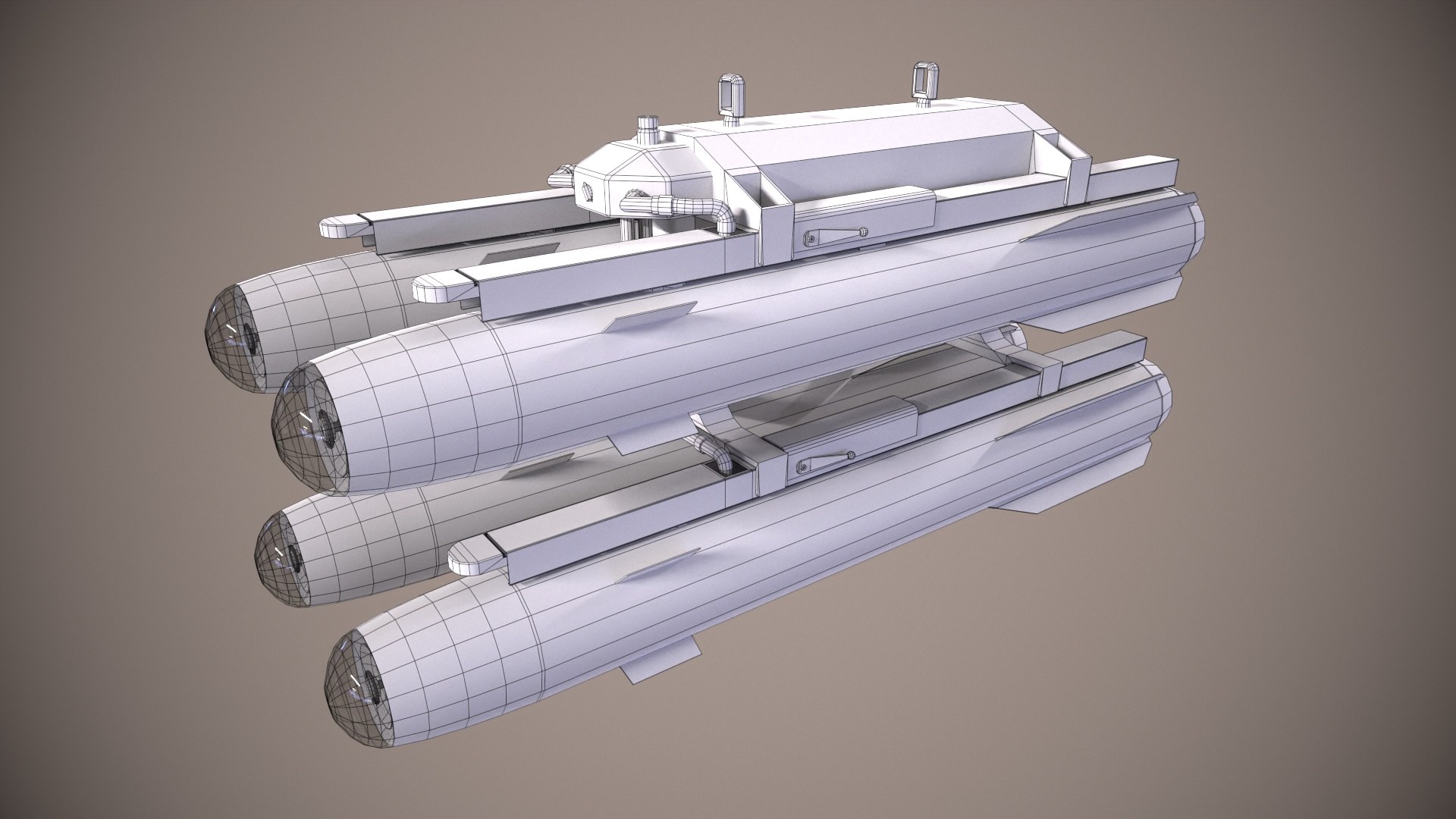AGM-114 Hellfire Missile Launcher 3D - TurboSquid 1995286