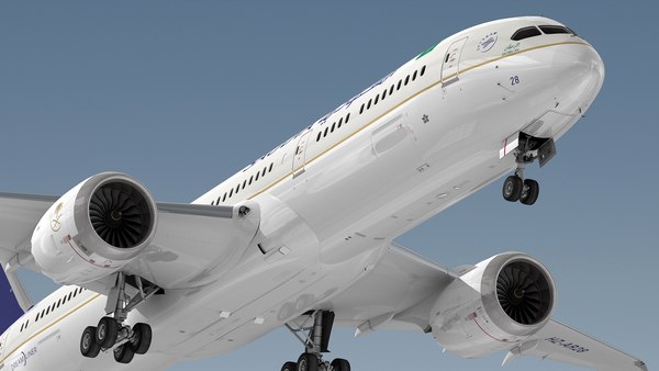 modelo 3d Boeing 787-9 Saudi Arabian Airlines - TurboSquid 2000905