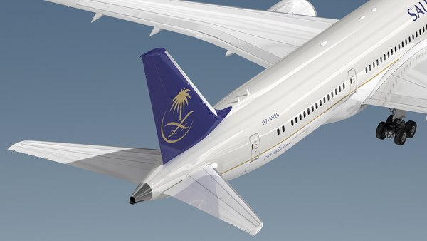 modelo 3d Boeing 787-9 Saudi Arabian Airlines - TurboSquid 2000905