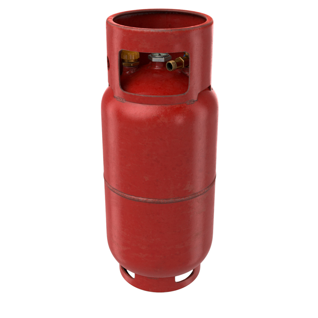 Gas Cylinder Contains 3D Model - TurboSquid 1268124