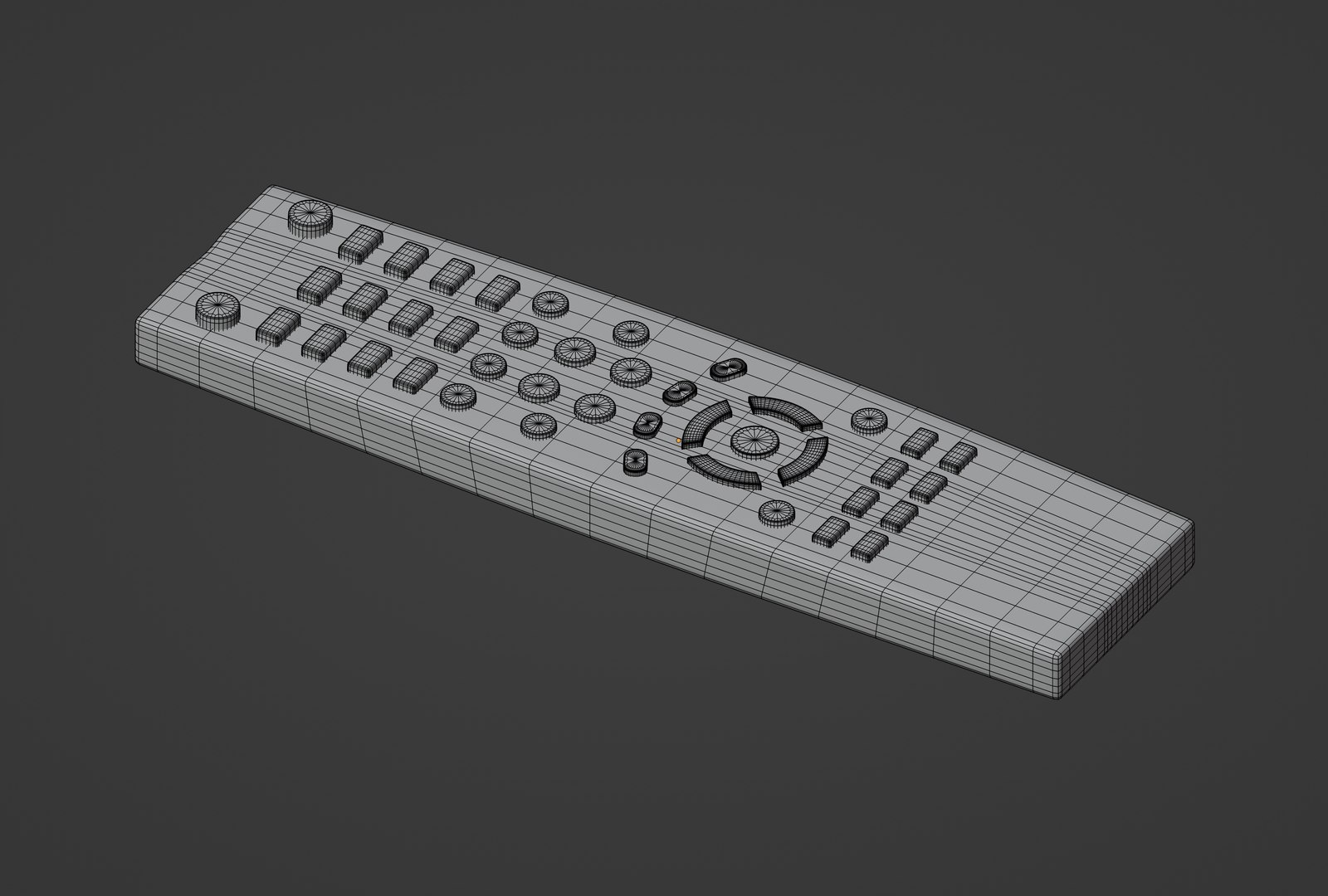 3D TV Remote Control - TurboSquid 2196606