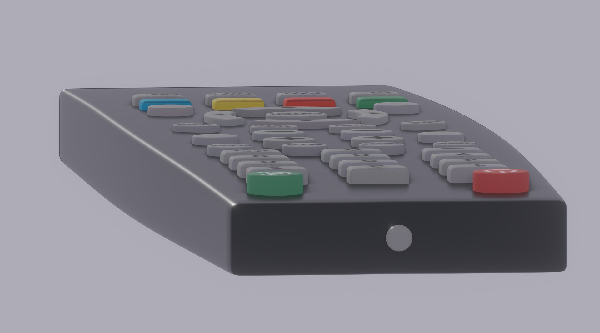 3D TV Remote Control - TurboSquid 2196606