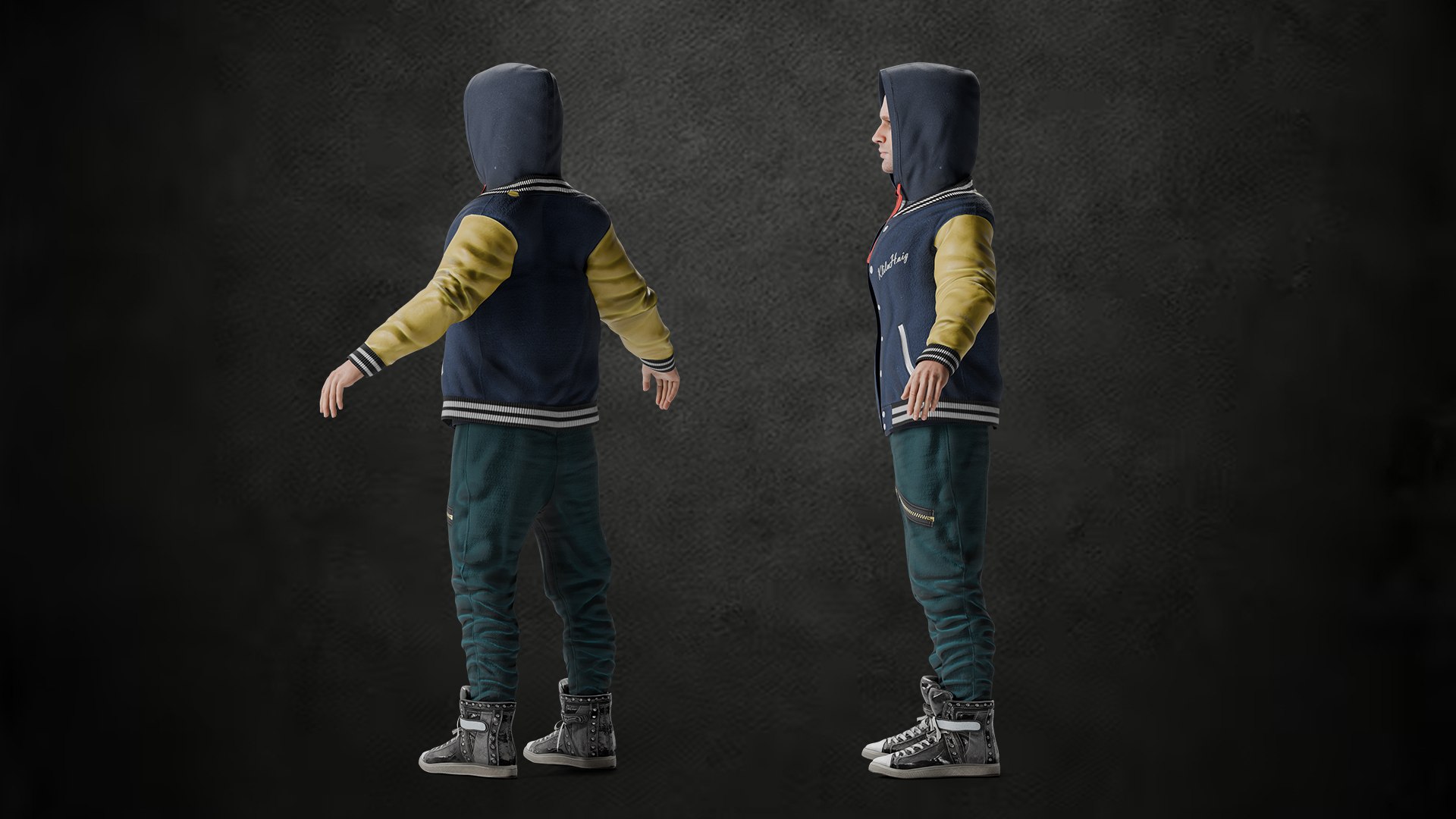 Free Realistic Male Character Rigged 3D Model - TurboSquid 2325793