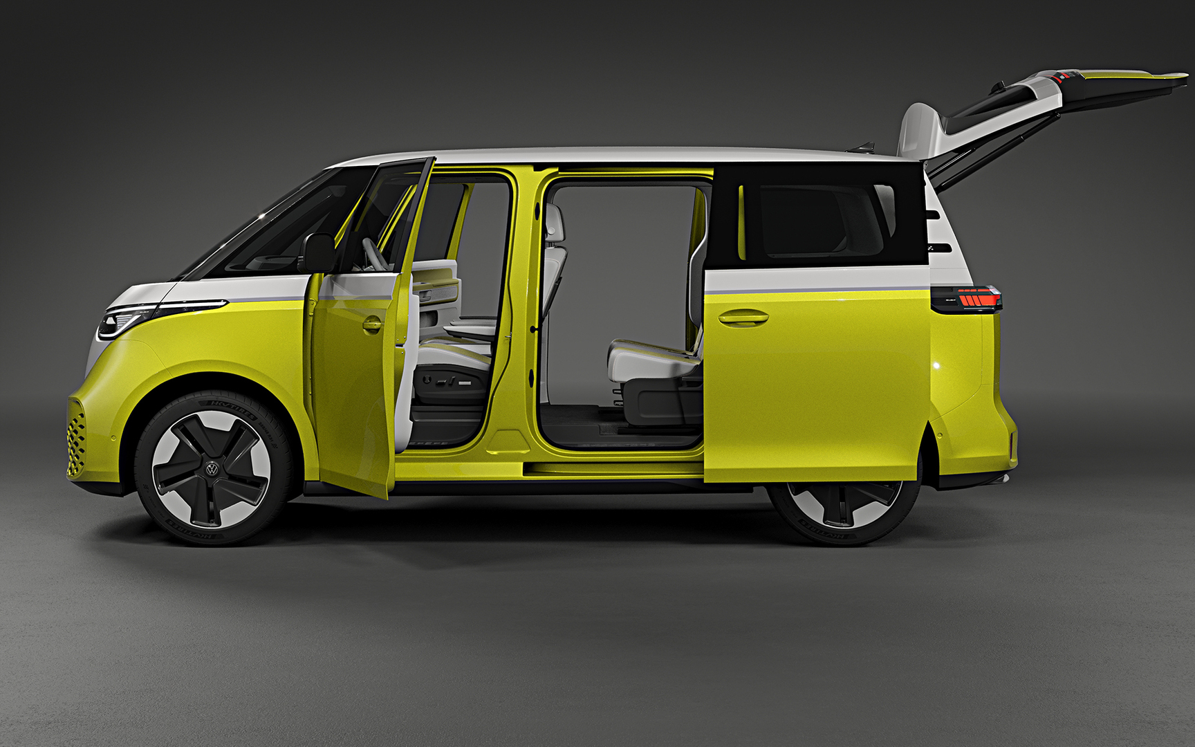 3D 2025 Volkswagen ID Buzz SWB Yellow - TurboSquid 2424621