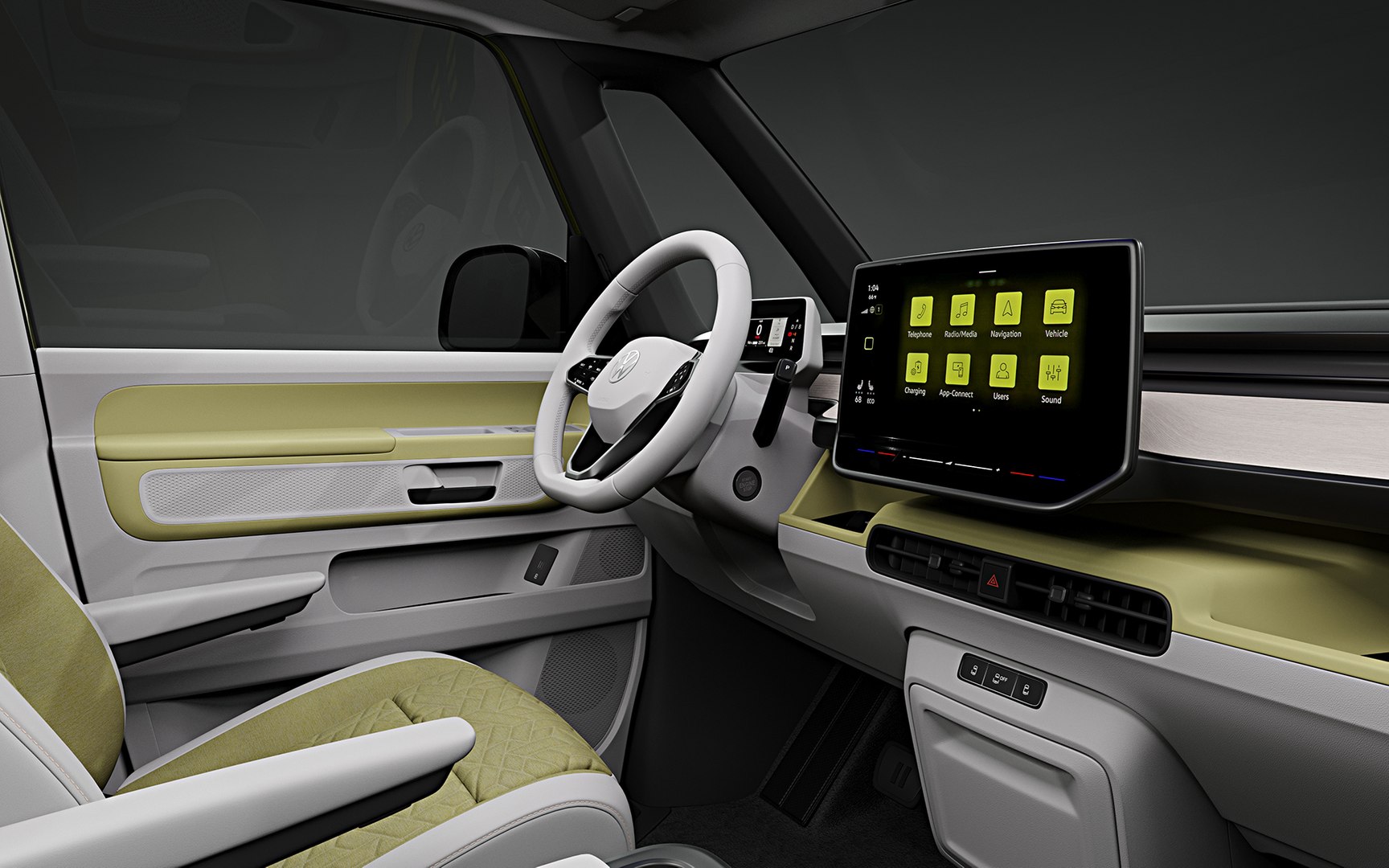 3D 2025 Volkswagen ID Buzz SWB Yellow - TurboSquid 2424621