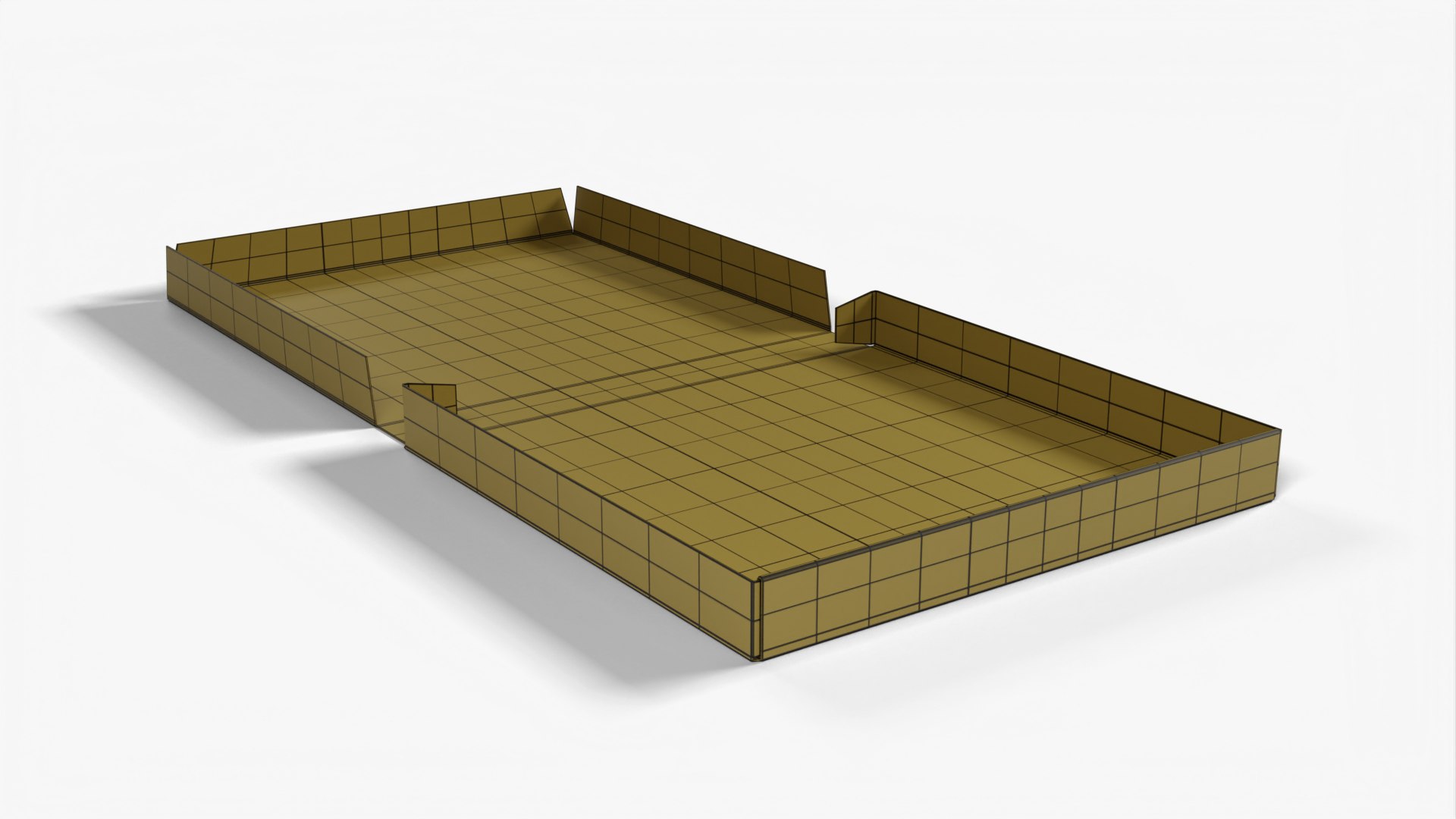 3D 4-inch Kraft Paper Full Open Pizza Box - TurboSquid 1954658