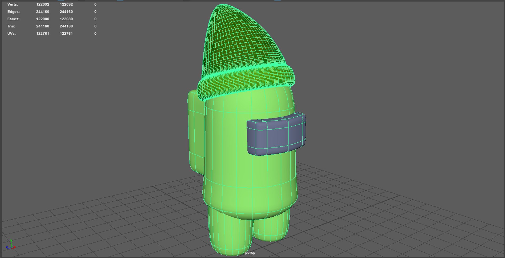 Green Crewmate Model - TurboSquid 1673131