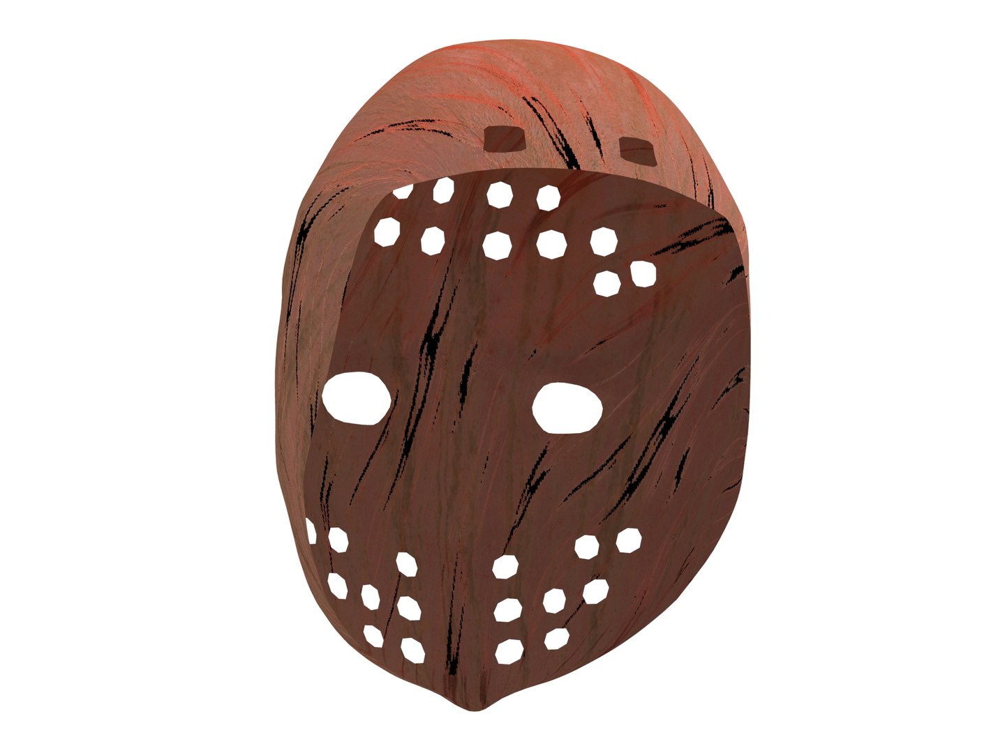 Low-poly Round Style Hockey Goalie Mask 3D Model - TurboSquid 2241357