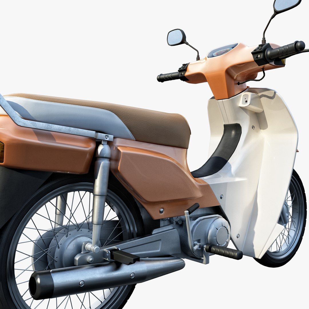 Moped 3d Model