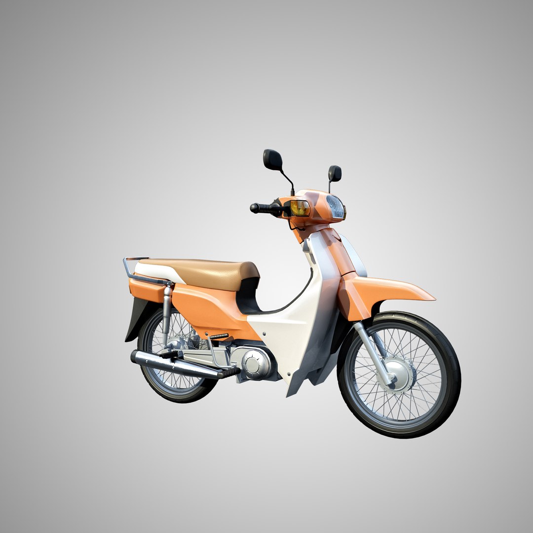 Moped 3d Model