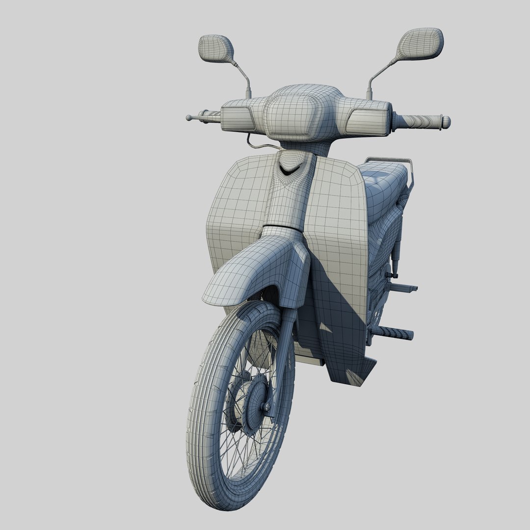 Moped 3d Model