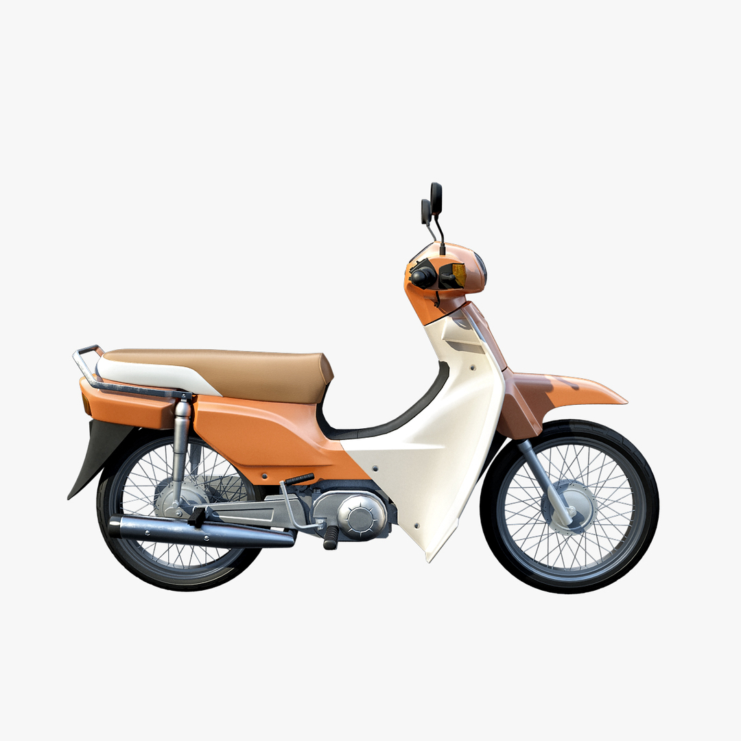 Moped 3d Model