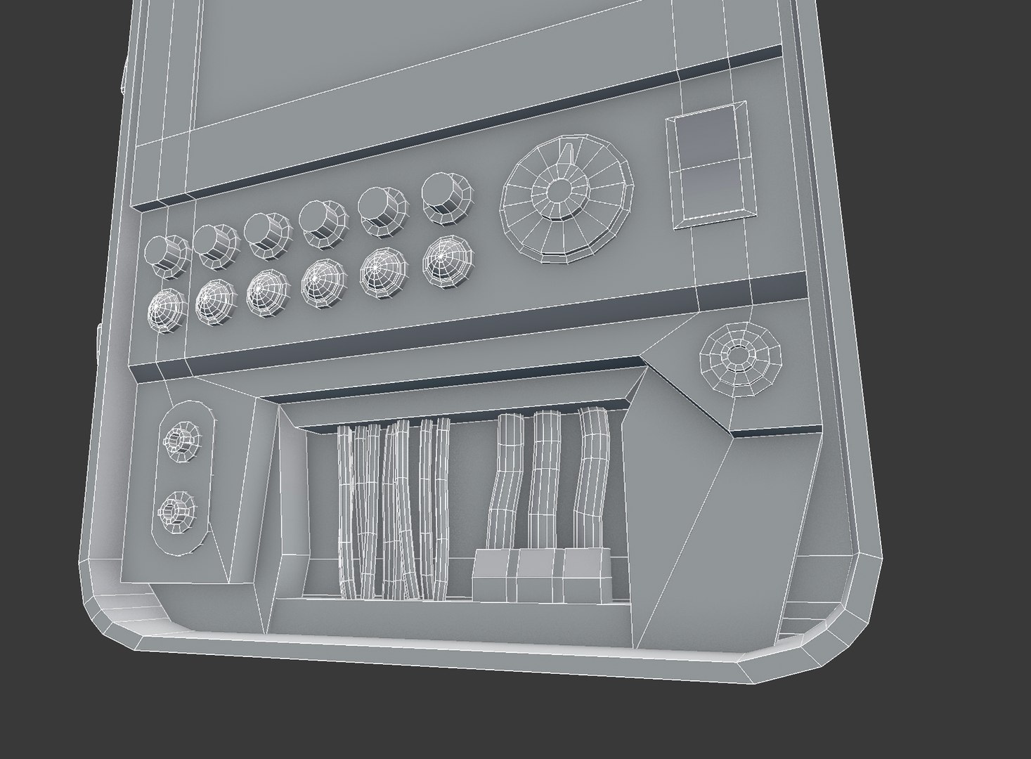 3D Sci-fi Control Panel - TurboSquid 1332576