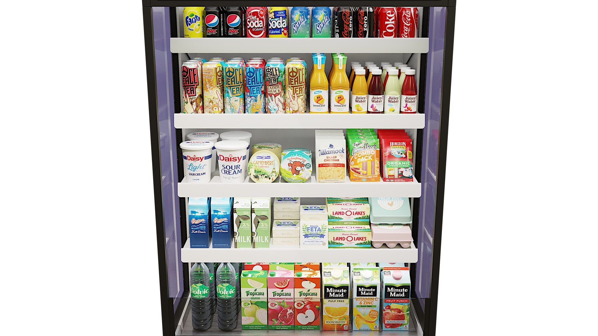 True TOAM Open Air Merchandiser 3D Model - TurboSquid 1909393