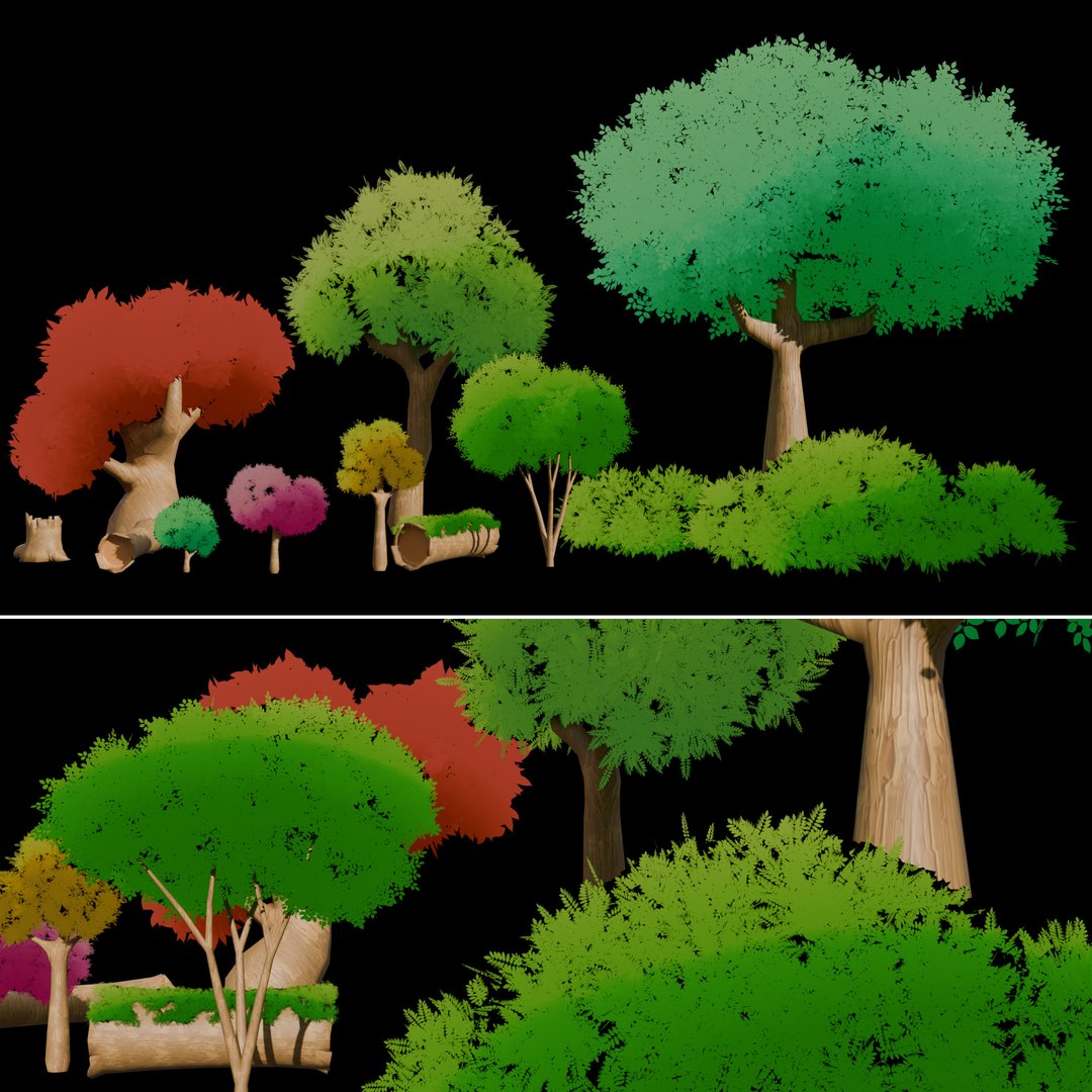 Game Read Trees And Foliage 3D - TurboSquid 2293923