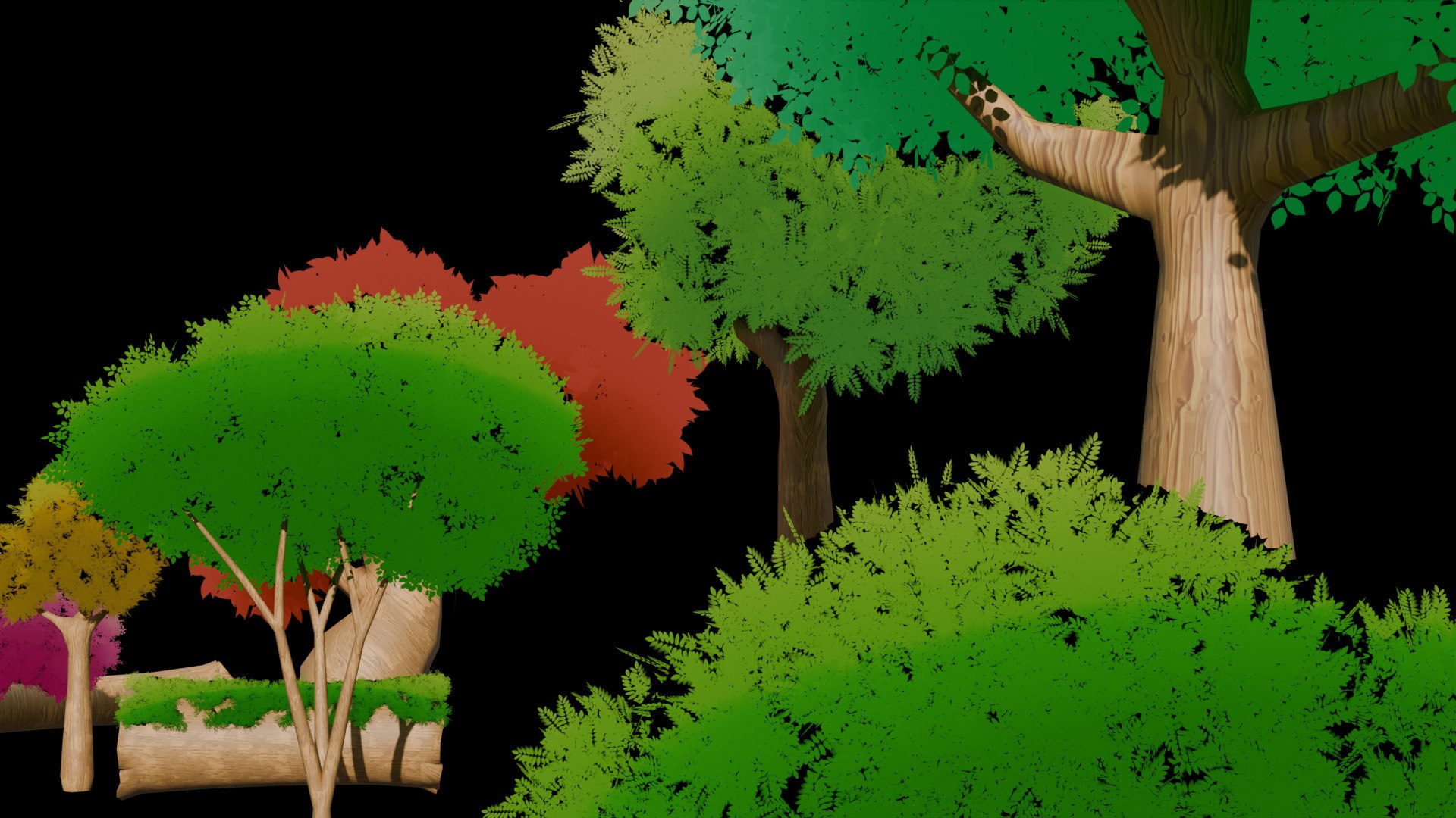 Game Read Trees And Foliage 3D - TurboSquid 2293923