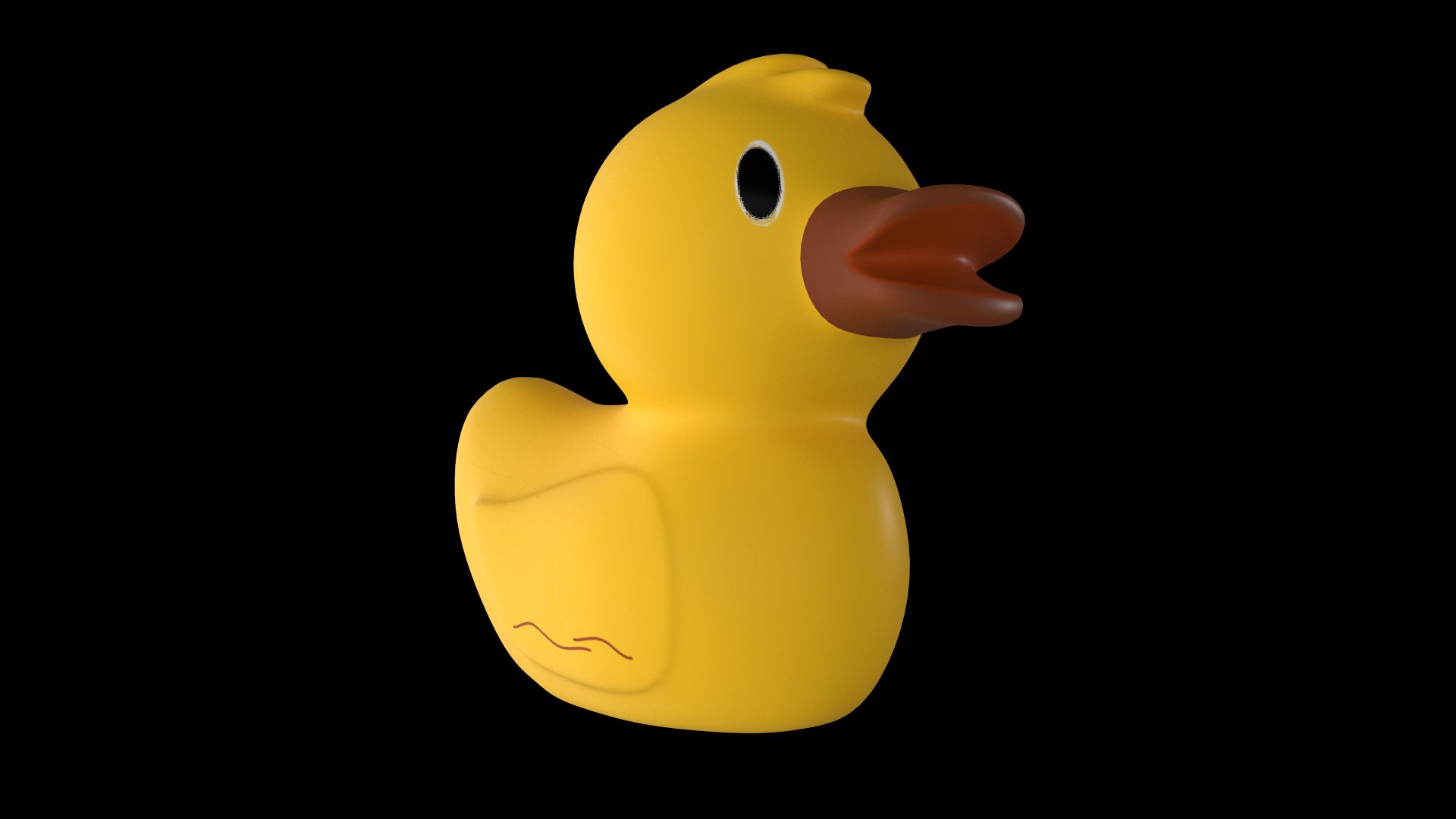 3D Rubber Duck Yellow Model - TurboSquid 1743047