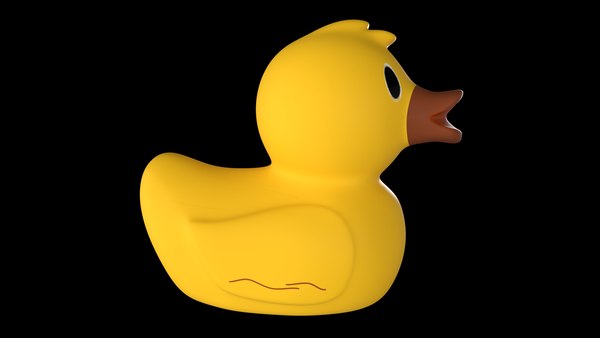 3D Rubber Duck Yellow model - TurboSquid 1743047
