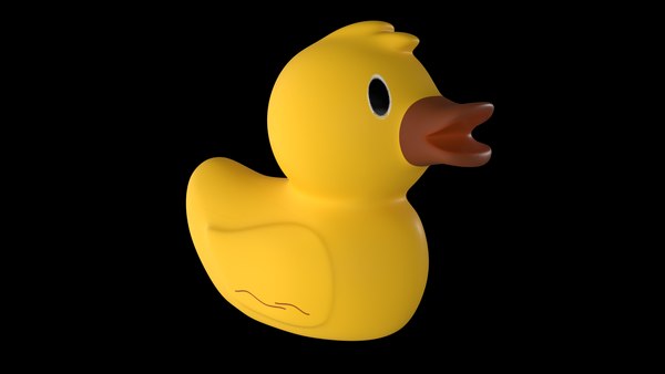 3D Rubber Duck Yellow model - TurboSquid 1743047