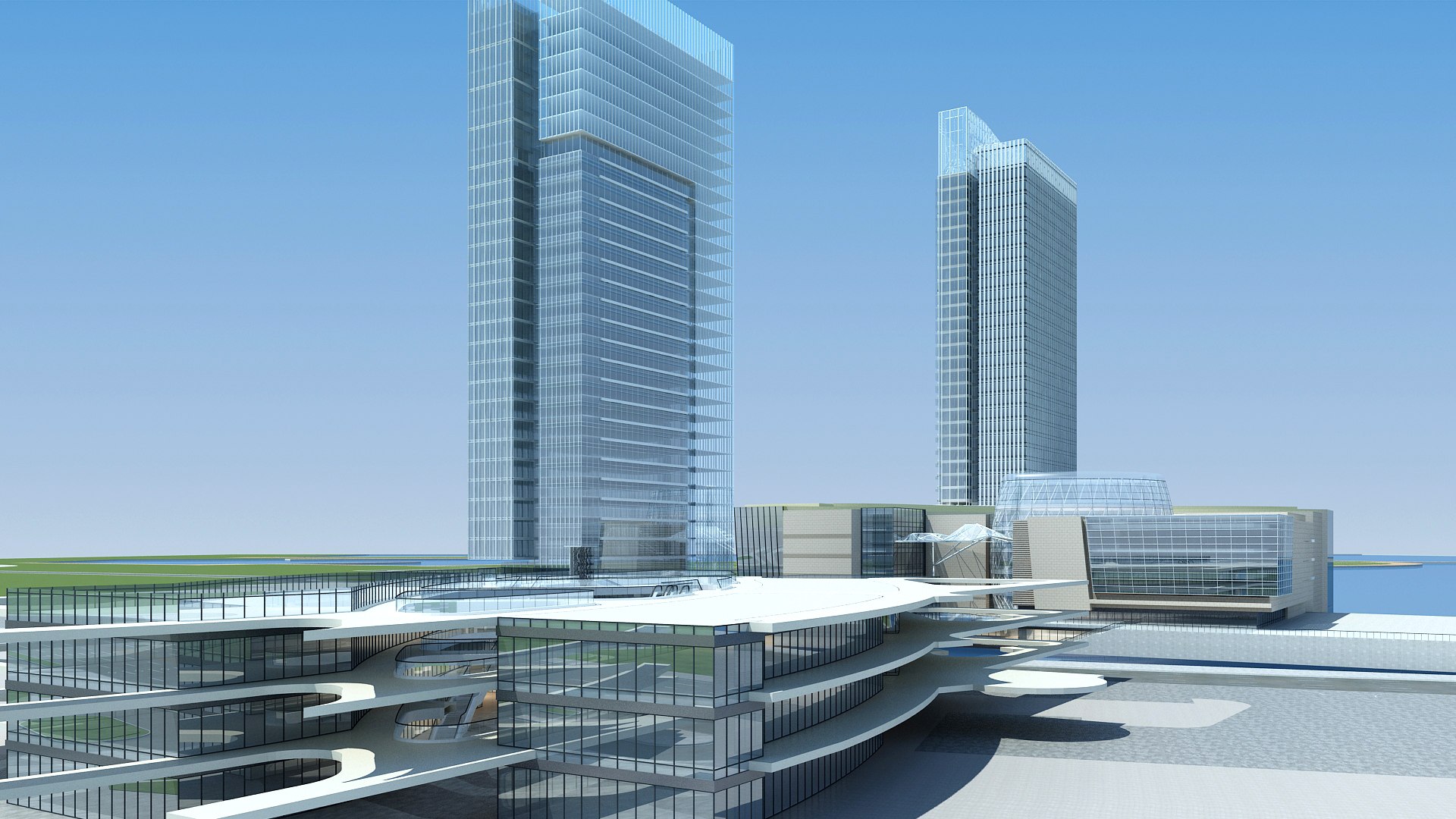 Modern Building 82 3D Model - TurboSquid 2210902