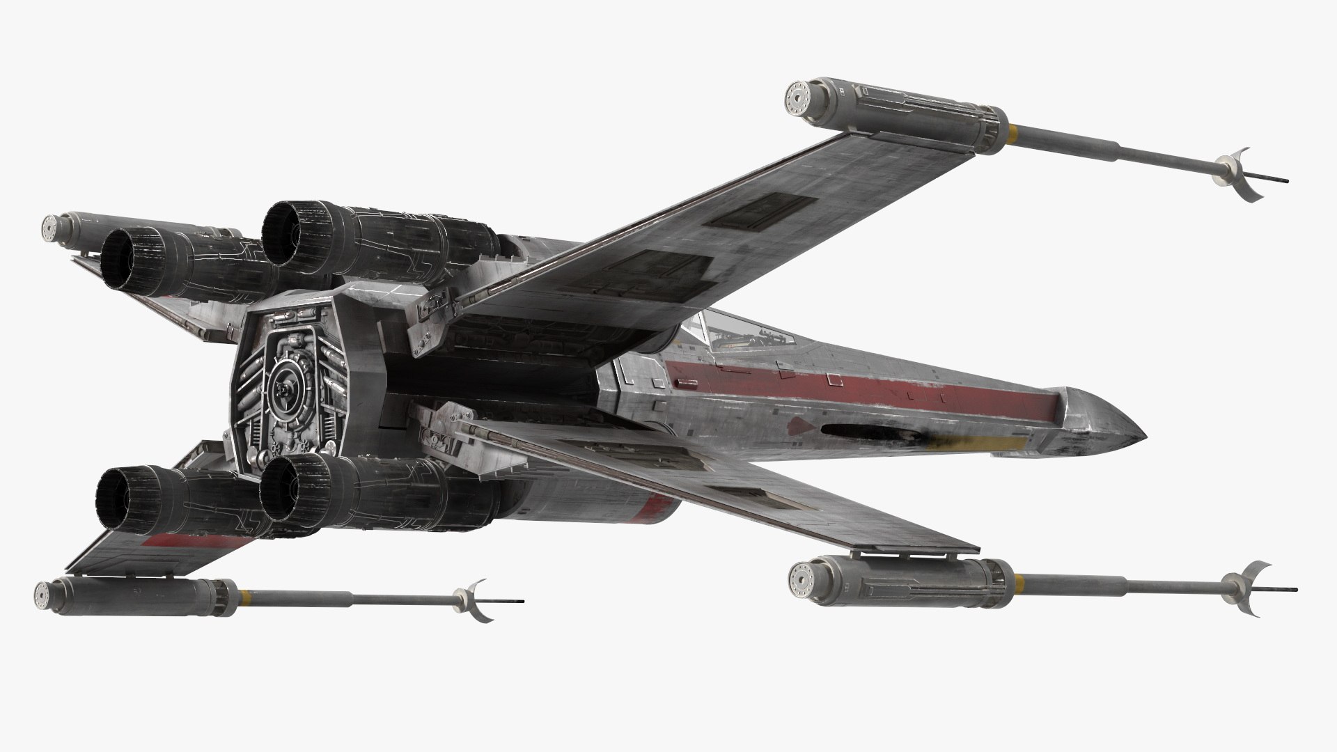 3D T65 X-Wing Starfighter Rigged Model - TurboSquid 2264733