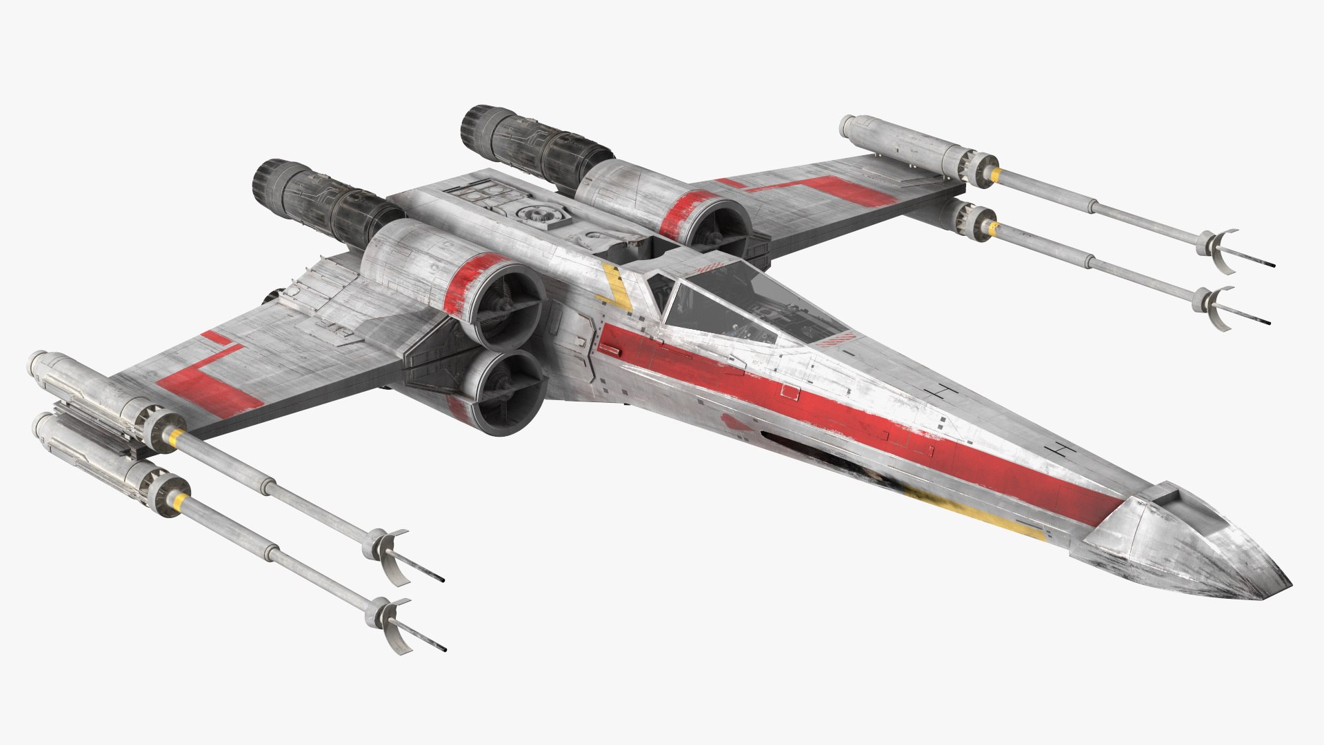 3D T65 X-Wing Starfighter Rigged Model - TurboSquid 2264733