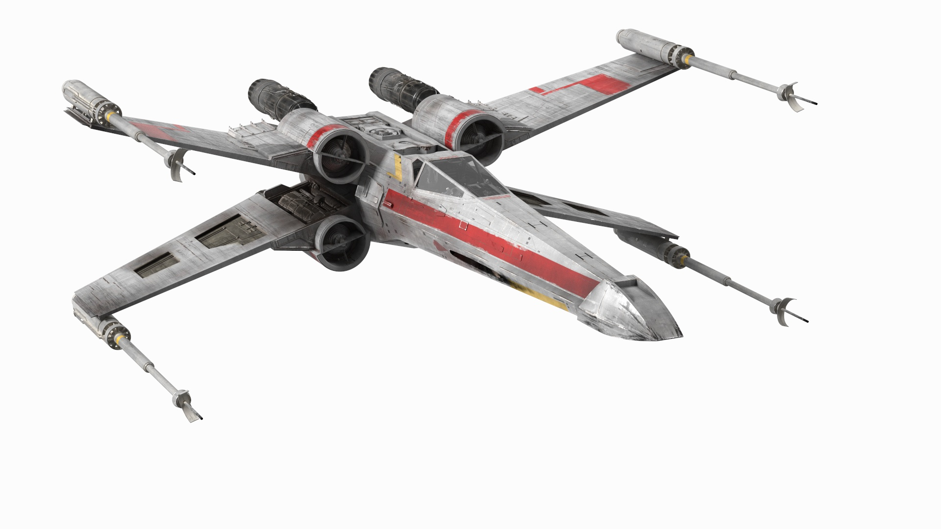 3D T65 X-Wing Starfighter Rigged Model - TurboSquid 2264733