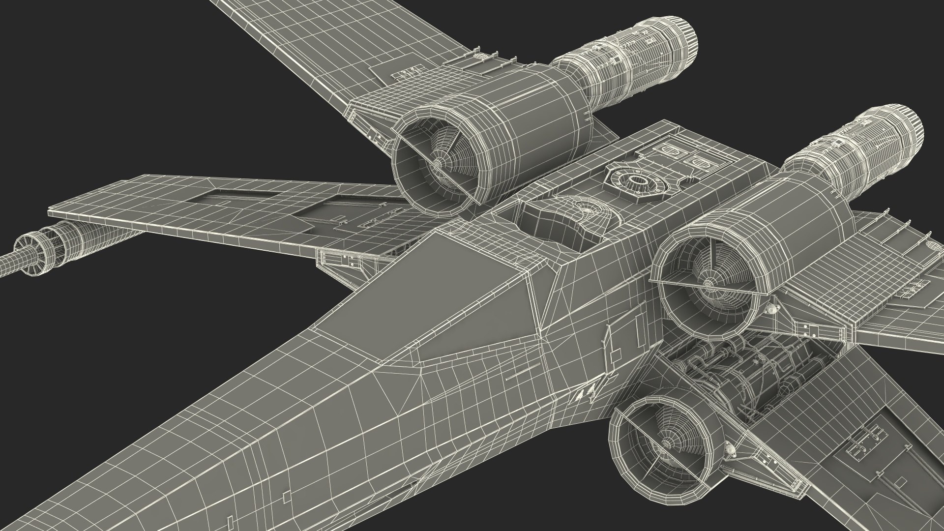 3D T65 X-Wing Starfighter Rigged Model - TurboSquid 2264733