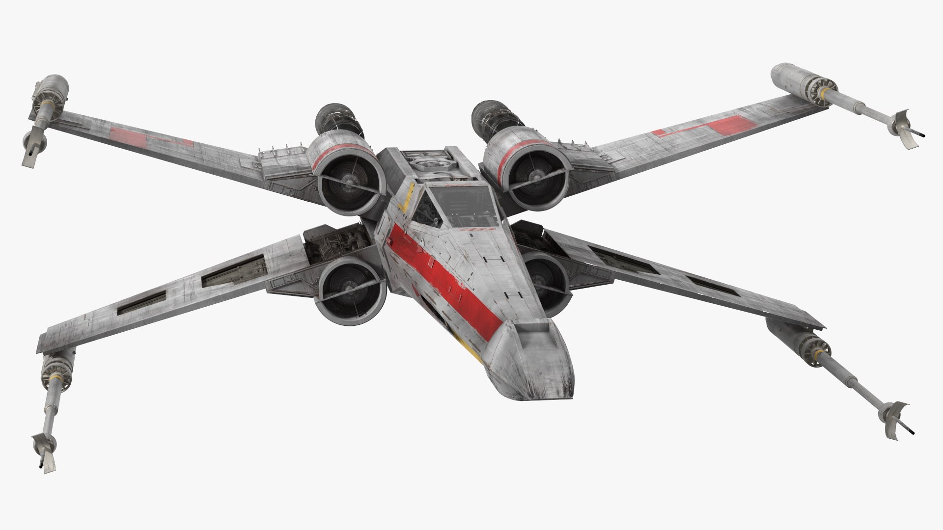 3D T65 X-Wing Starfighter Rigged Model - TurboSquid 2264733