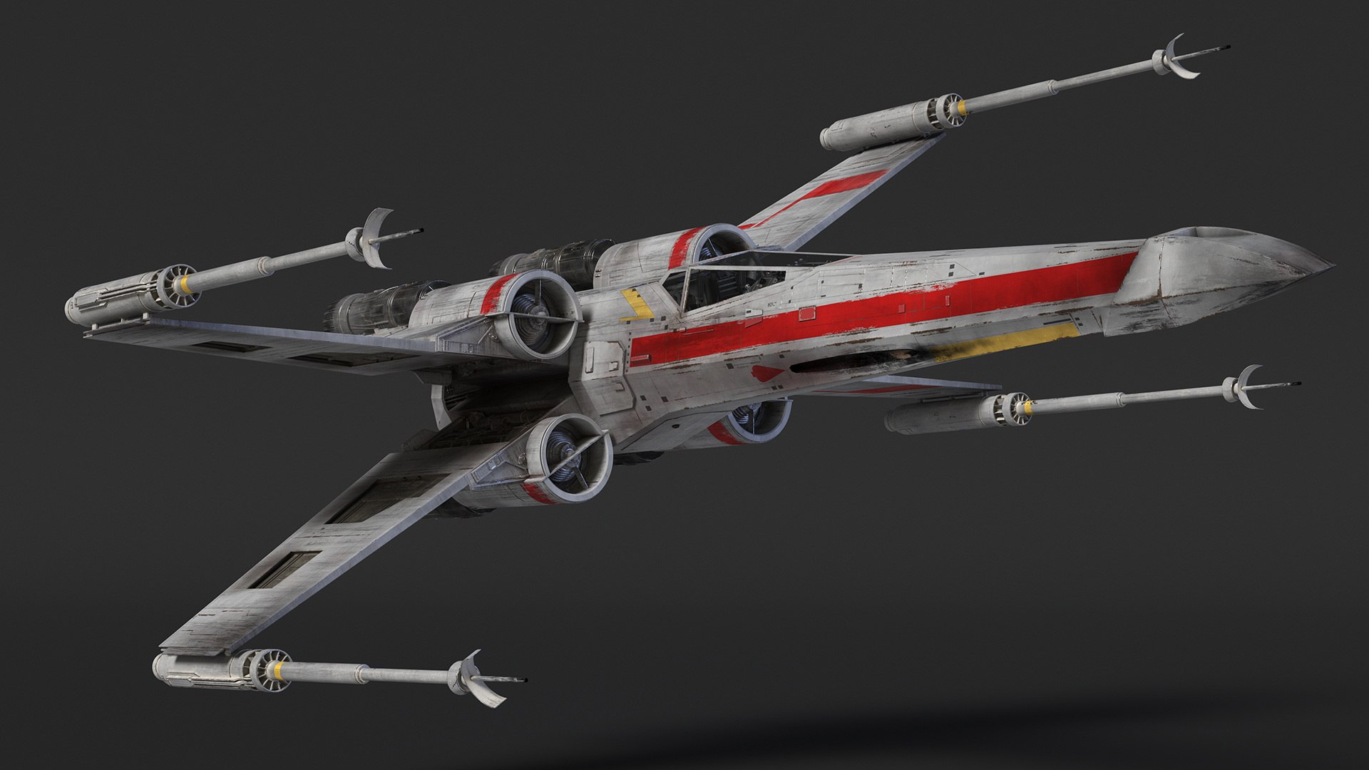 3D T65 X-Wing Starfighter Rigged Model - TurboSquid 2264733