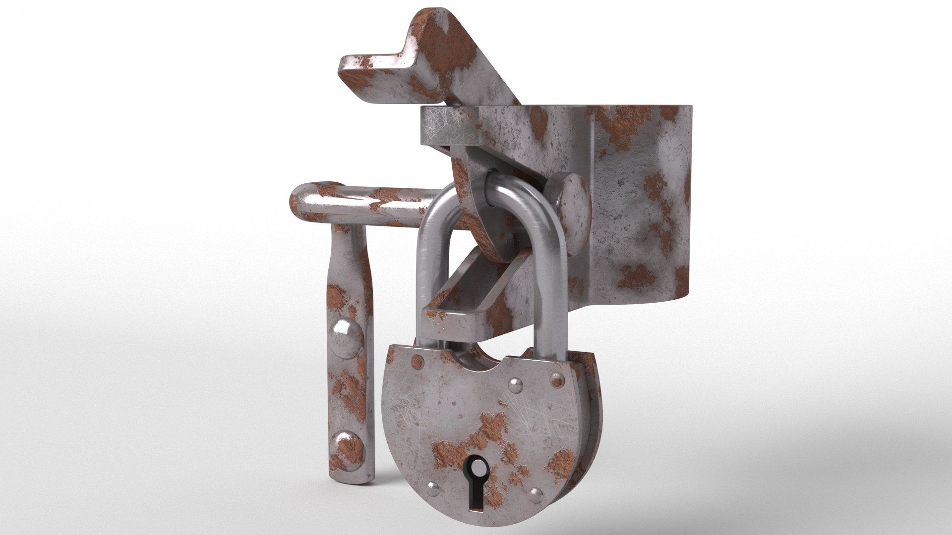 Lock 3D Model - TurboSquid 1946749