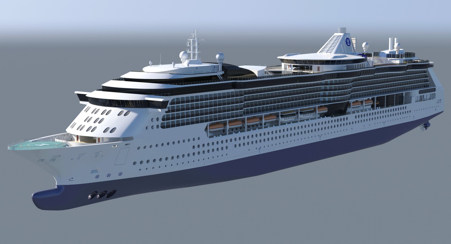 3d Model Seas Ships