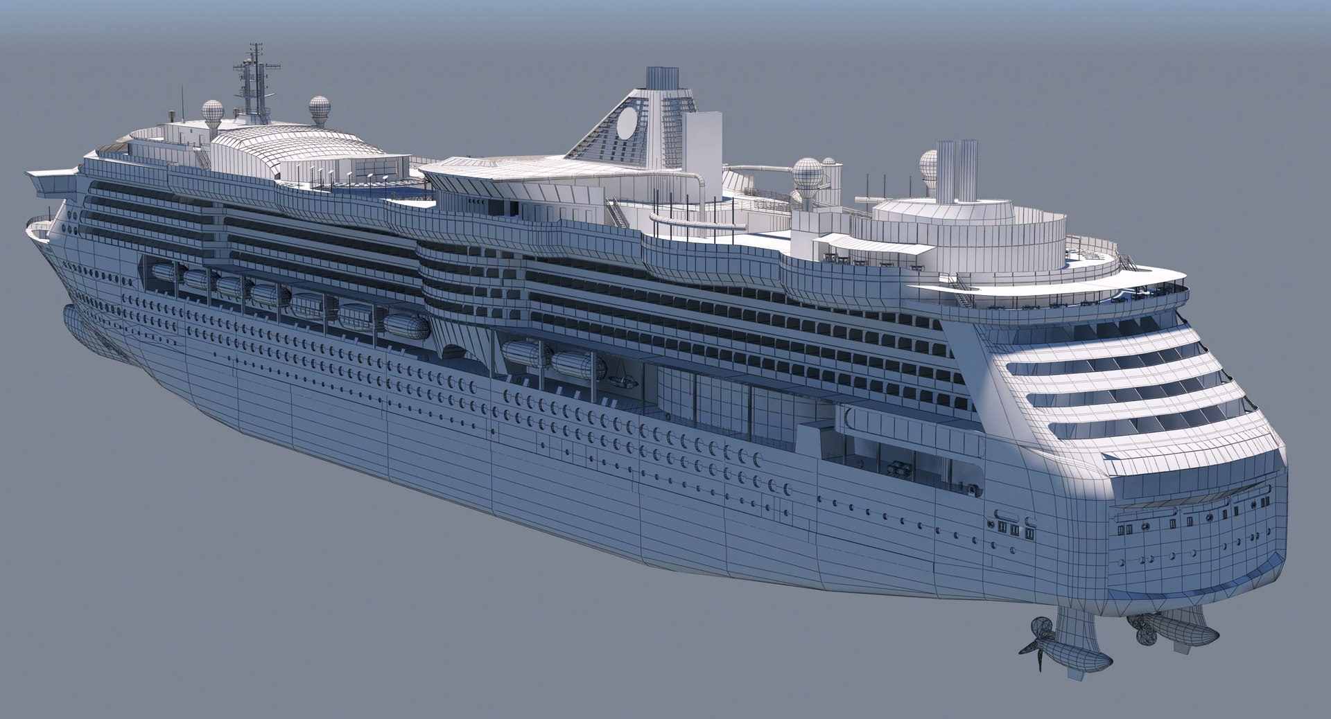 3d Model Seas Ships