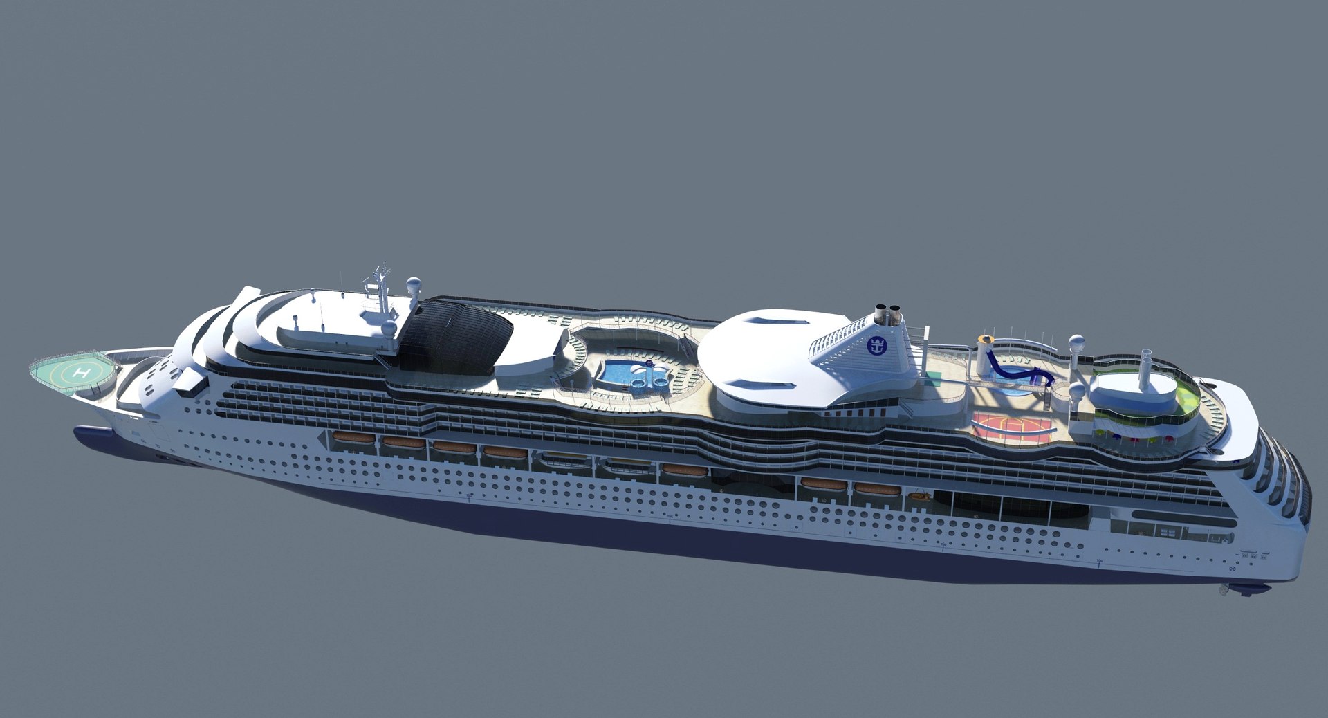 3d Model Seas Ships
