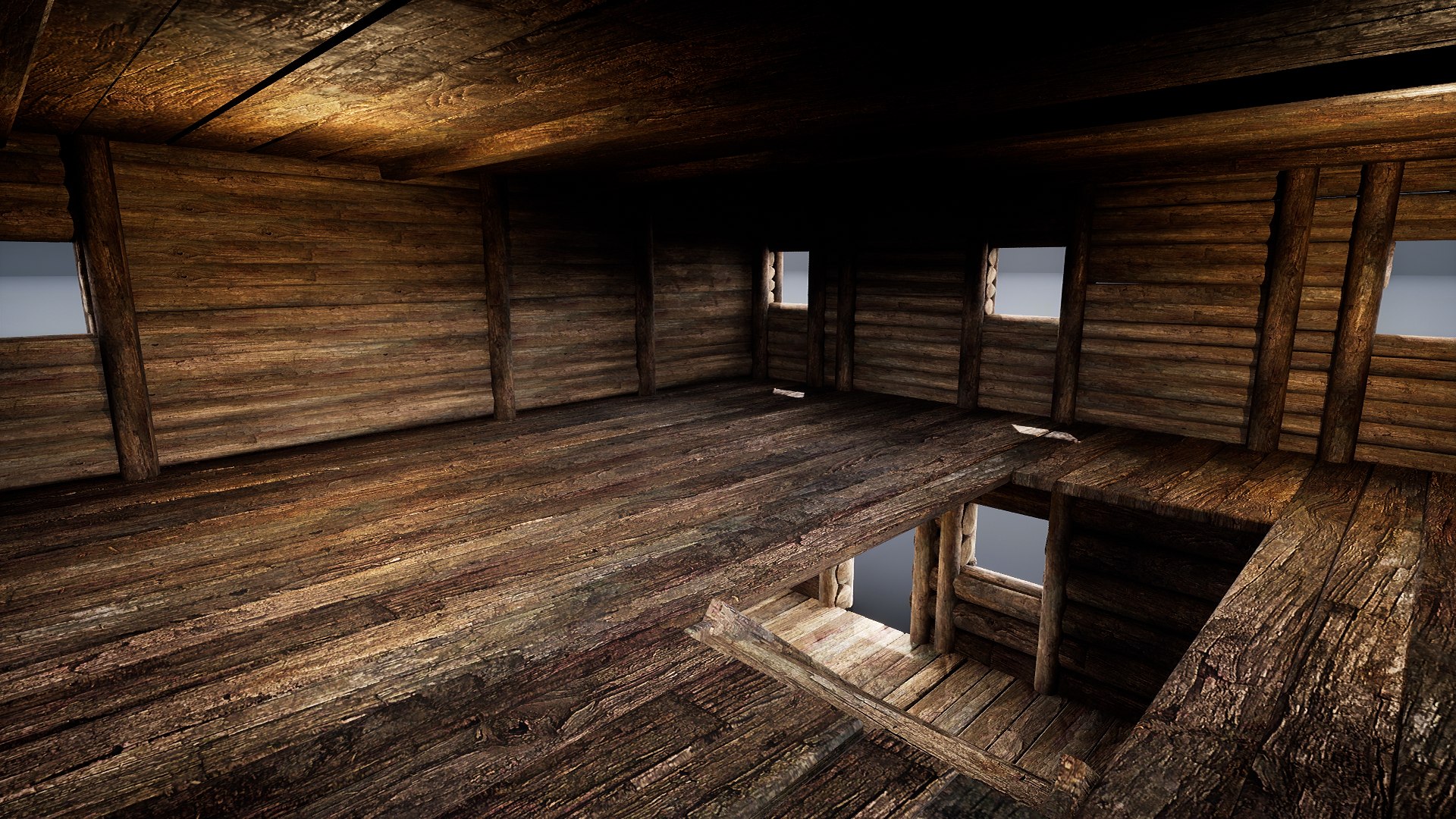 MEDIEVAL SLAVIC HOUSE COTTAGE CABIN HUT HUNTER AAA NEXTGEN 3D ...