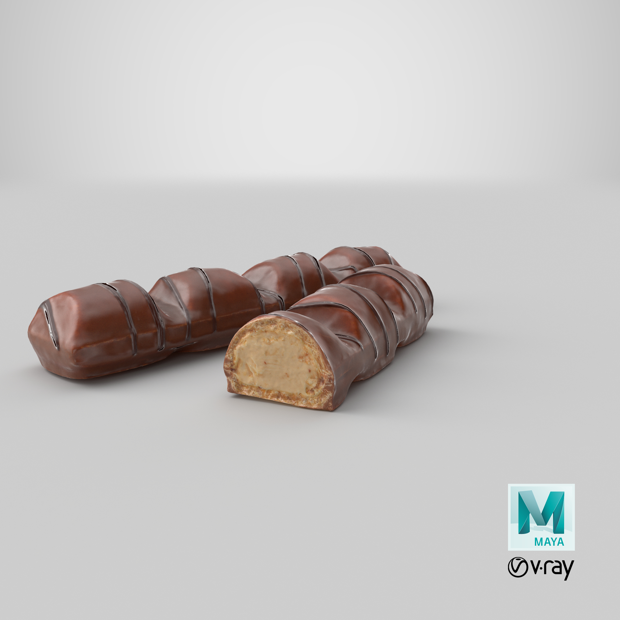 Kinder Bueno Chocolate Bars 3D model - TurboSquid 1754445