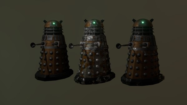 modelo 3d PACK STEAMPUNK DALEK - Rogue Film Productions - TurboSquid ...