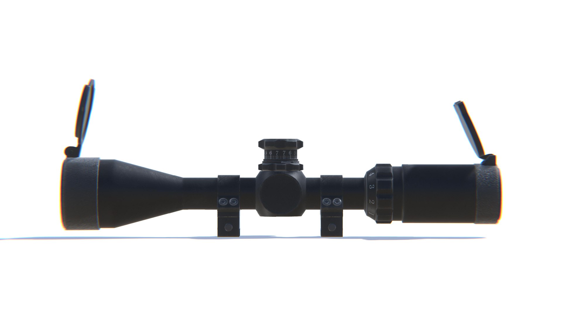 Sniper Scope Low-poly 3D Model 3D Model - TurboSquid 1800891