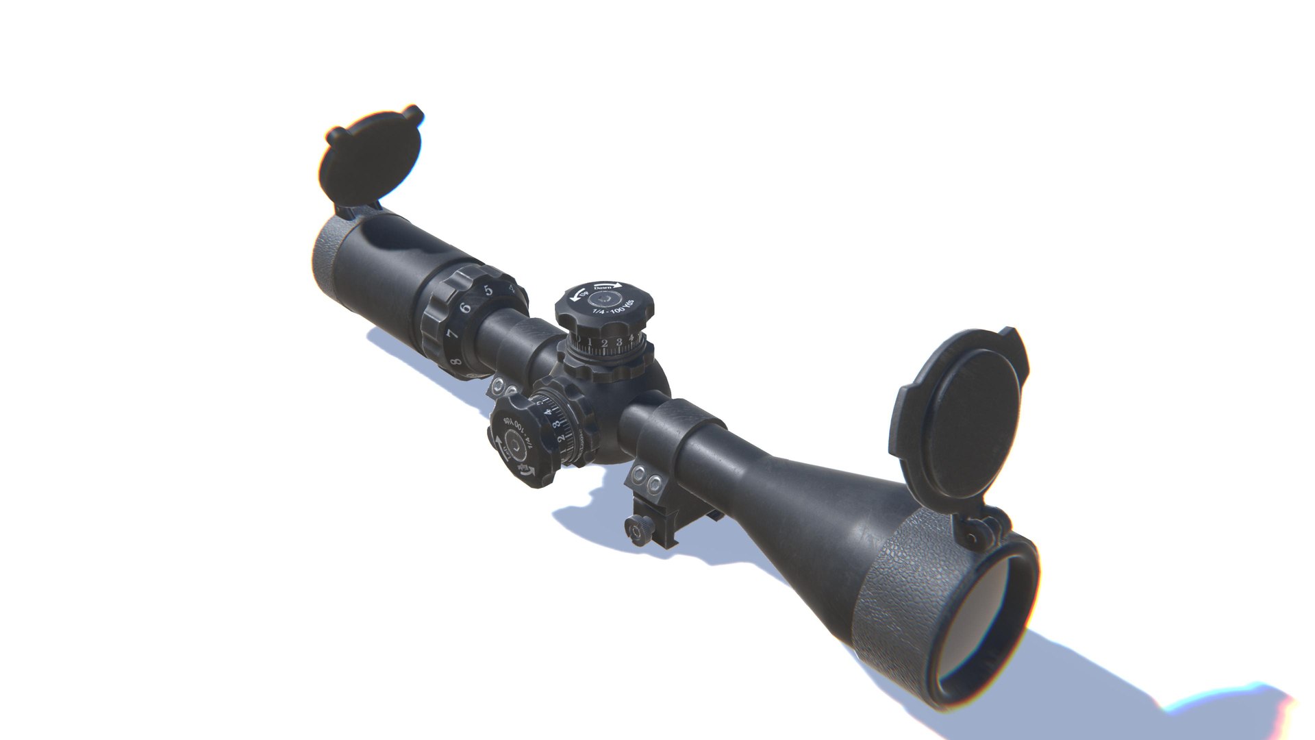 Sniper Scope Low-poly 3D Model 3D Model - TurboSquid 1800891