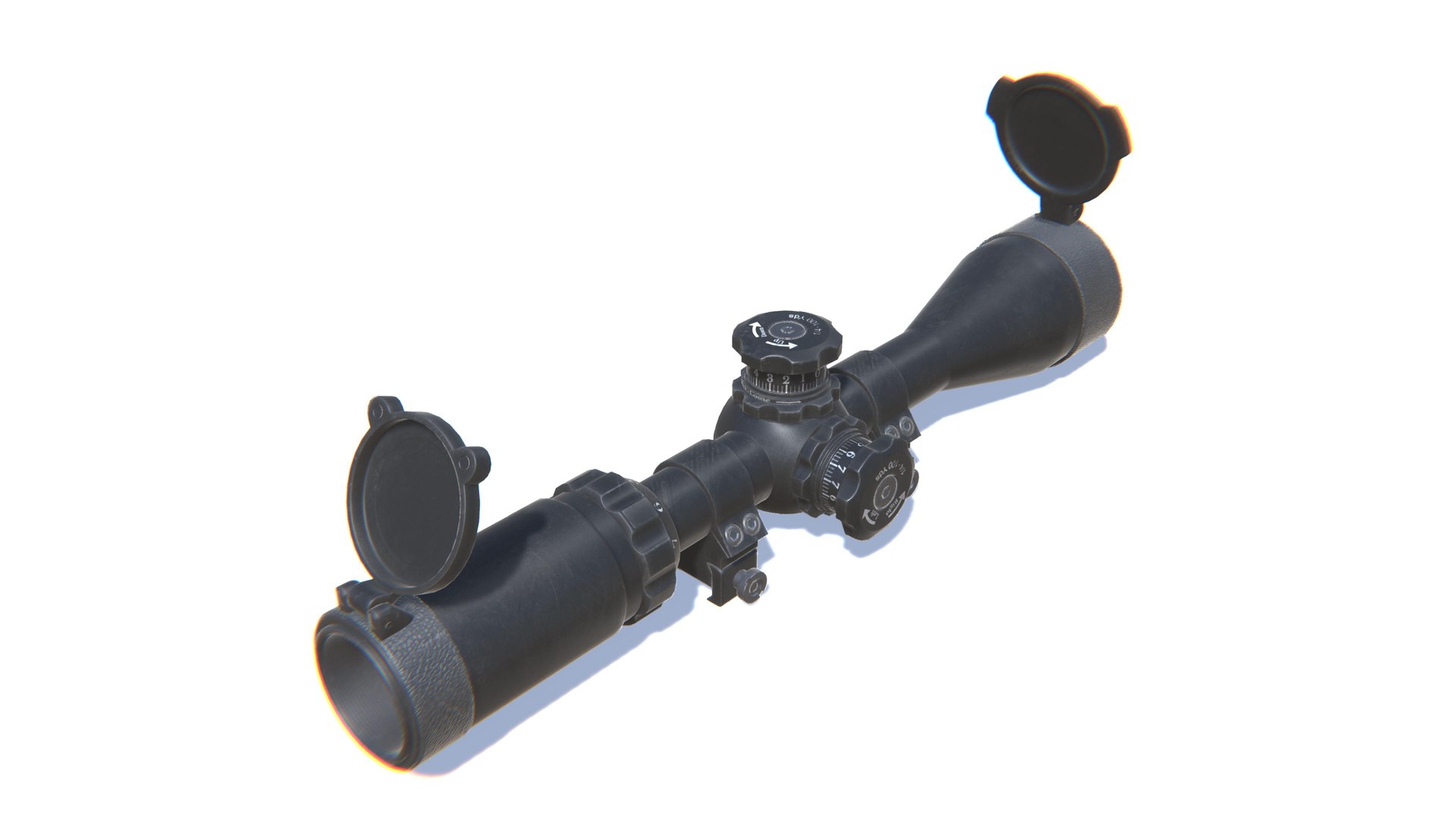 Sniper Scope Low-poly 3D Model 3D Model - TurboSquid 1800891
