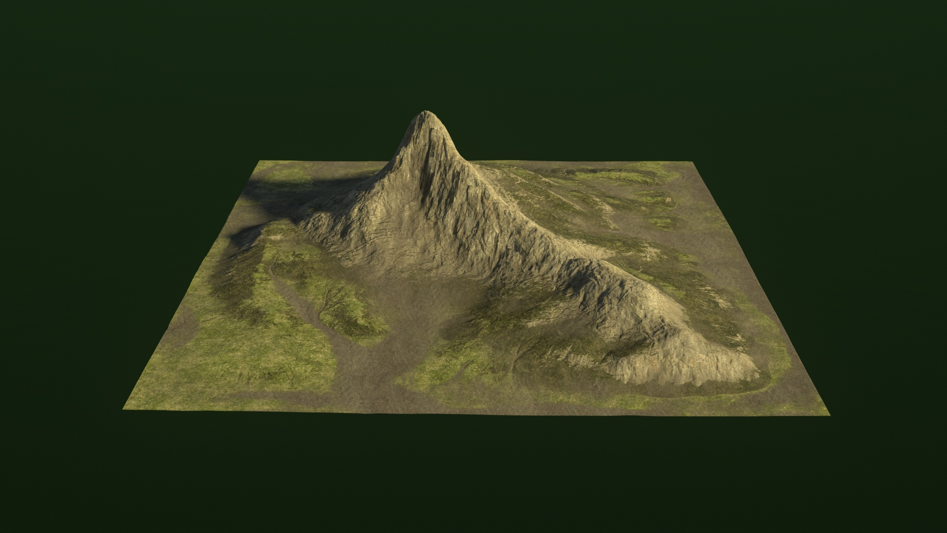 3D Terrain Amazing Peak - TurboSquid 2296104