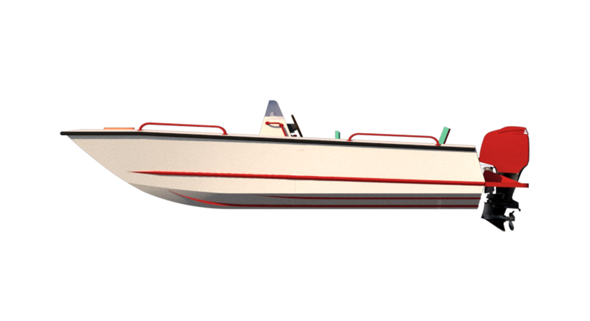 Design Hdpe Boat 3D Model - TurboSquid 2334059
