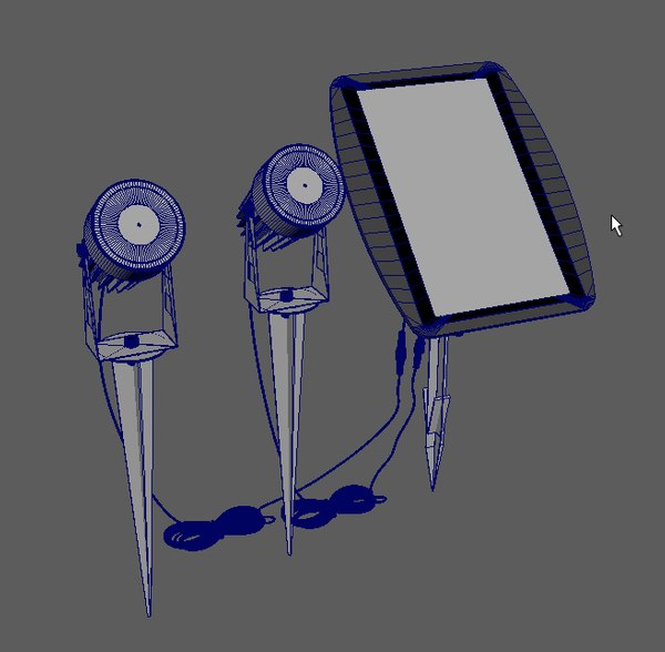3D solar light ground model - TurboSquid 1301880
