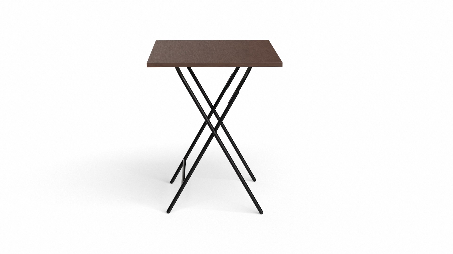 EasyFold Study Table Dark Acacia 3D Model - TurboSquid 1816121
