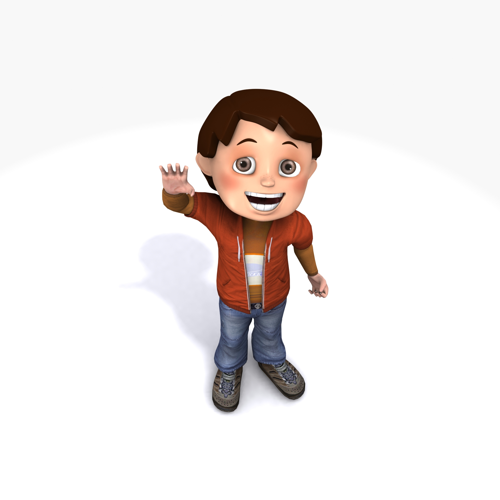 3d max boy cartoon