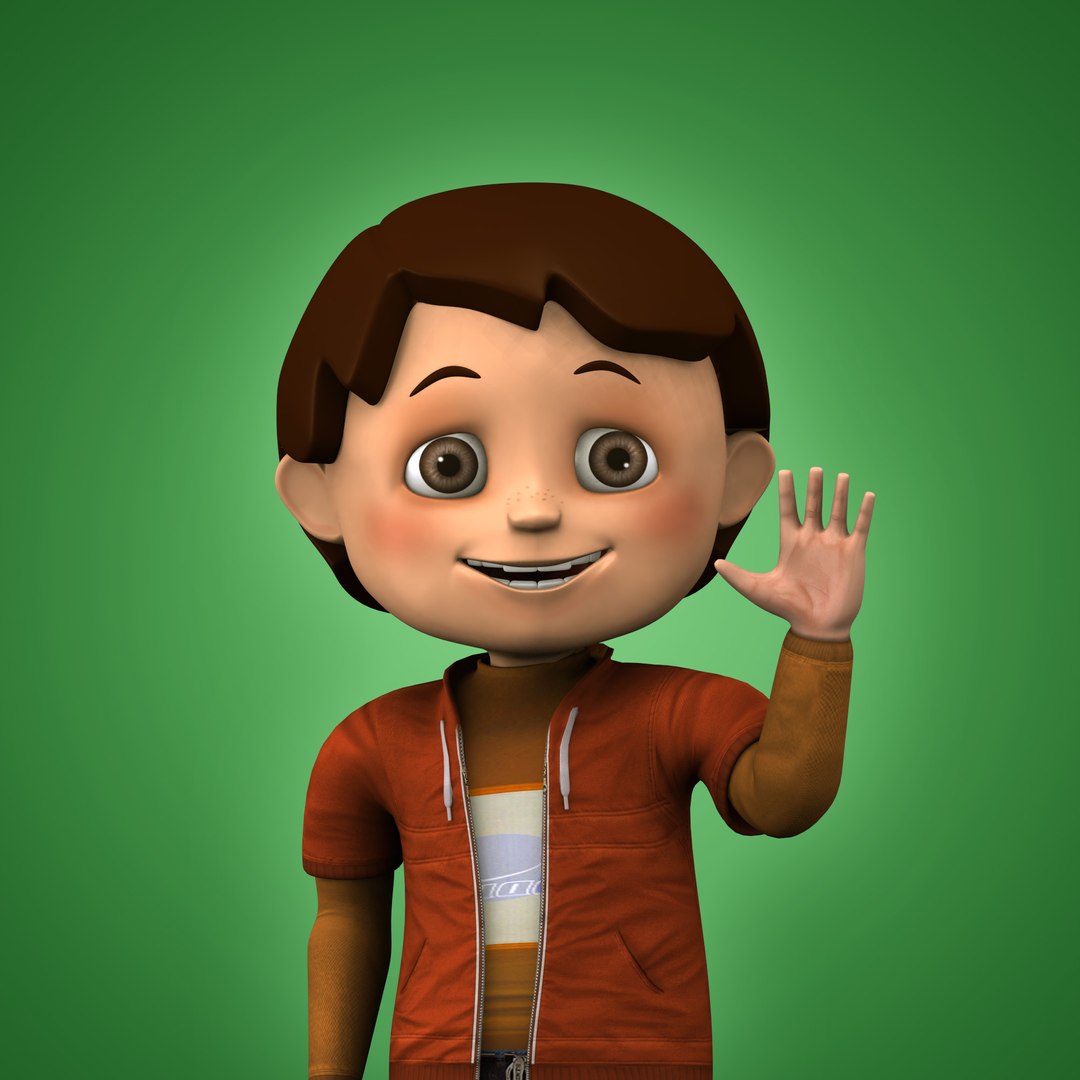 3d Max Boy Cartoon