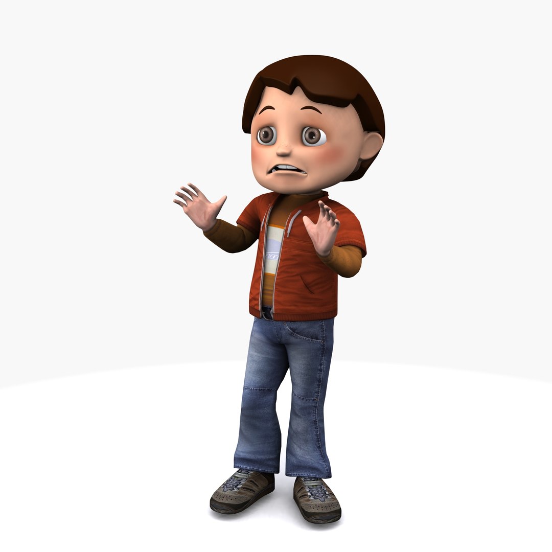 3d Max Boy Cartoon